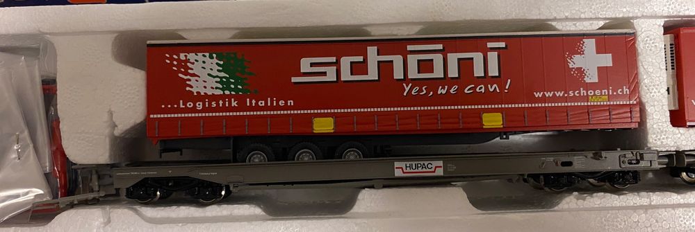 TOP: Roco 66604 Doppeltragwagen „Schöni“ (Neu (gemäss Beschreibung)) in ...
