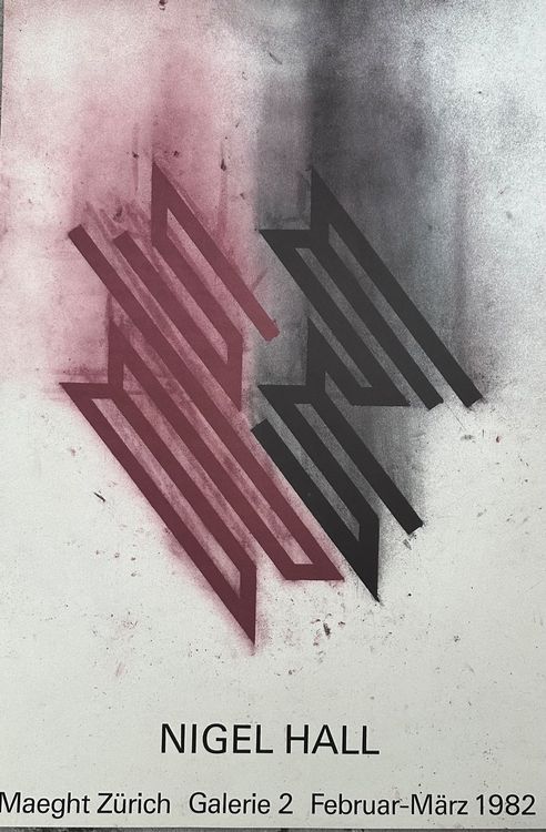 Nigel Hall (1943) Austellungs Plakat (Gebraucht) in Root für CHF 24 – nur Abholung auf Ricardo ...