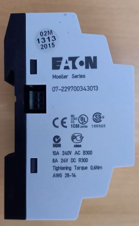 Erweiterungsmodul EATON (Moeller) easy202-RE 2DO (2) (Gebraucht) in Sevelen für CHF 29 – mit ...
