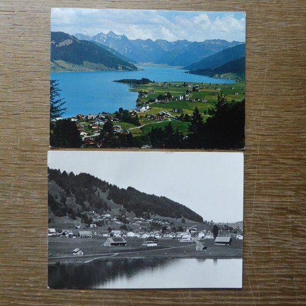 2 AK`s GROSS am Sihlsee ( Schwyz ) wies mal war..... (Gebraucht) in Egliswil für CHF 8 – mit ...