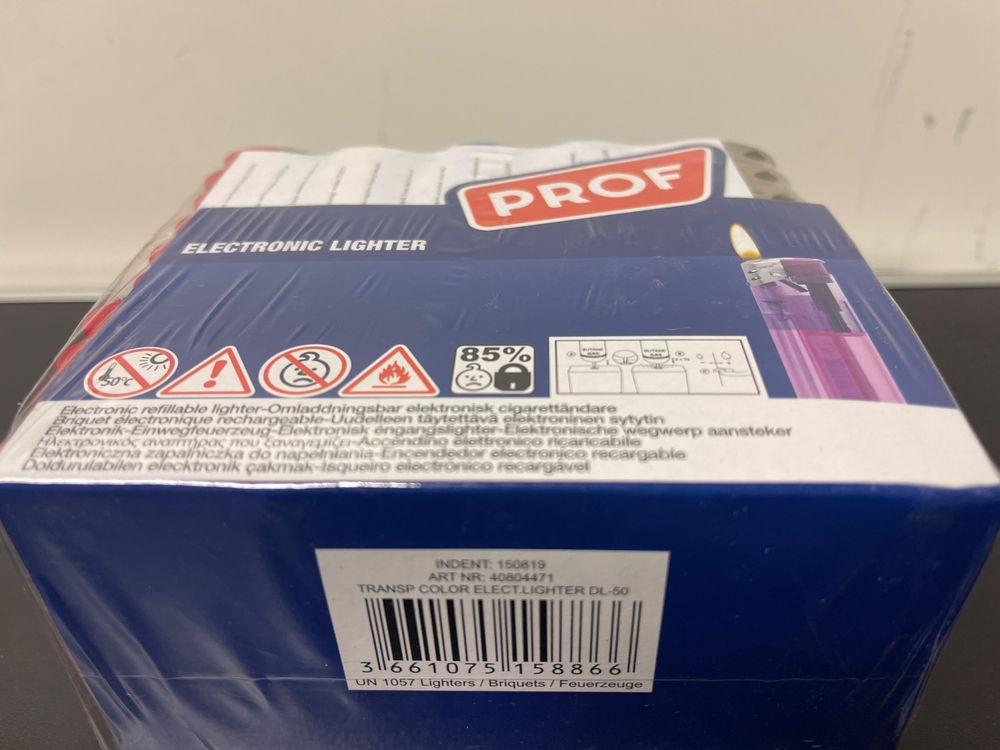 Neu Display Prof Feuerzeug Bunt (50x) (Neu und originalverpackt) in Inwil für CHF 16 – mit ...