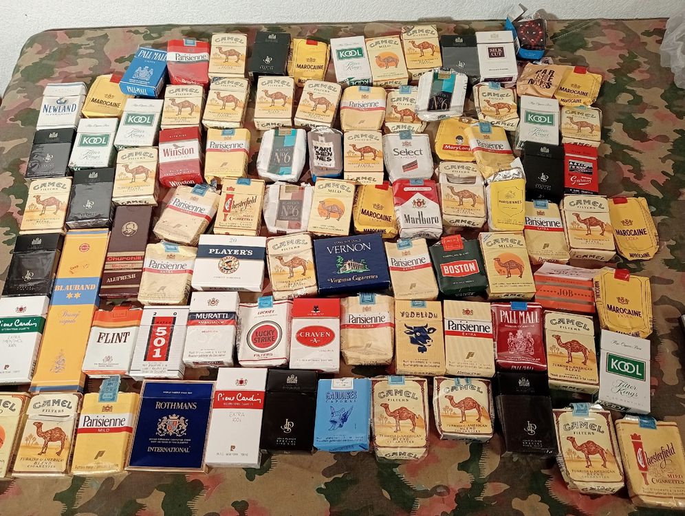 COLLECTION DE PAQUETS DE CIGARETTES ANNÉES 1990 VIDES (Gebraucht) in ...