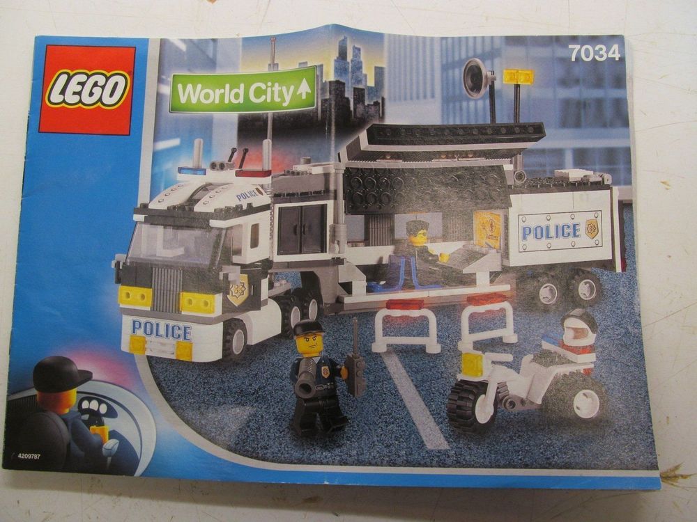 LEGO CITY 7034 POLICE COMANDO TRUCK (Gebraucht) in Grueningen für CHF 8 ...