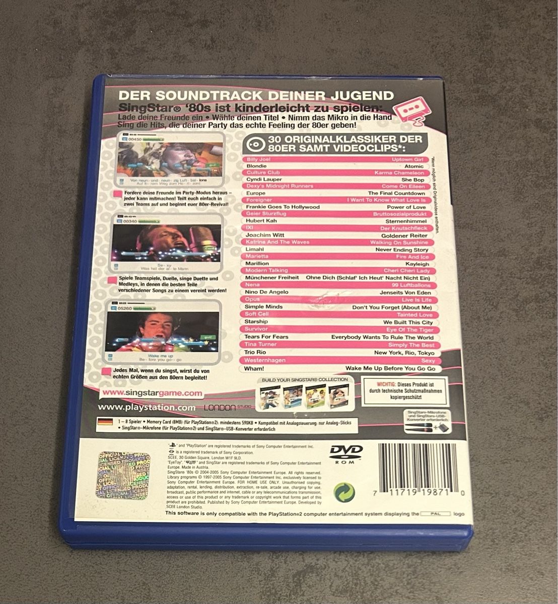 Singstar 80s PS2 Game (Gebraucht) in ulisbach für CHF 4 – mit Lieferung ...
