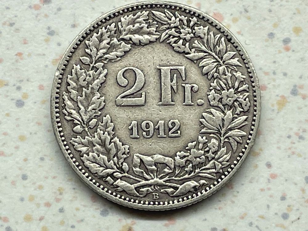 1912 2 Franken uralter Jahrgang !!! rar !!! (Gebraucht) in Winterthur für CHF 6 – mit Lieferung ...
