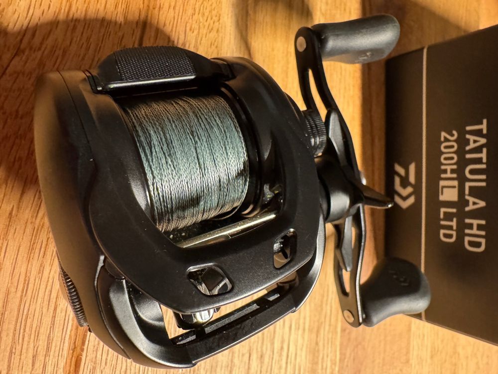 Daiwa Tatula HD LTD 200HL, mit Dragclicker, Power Pro 0.32mm (Gebraucht ...