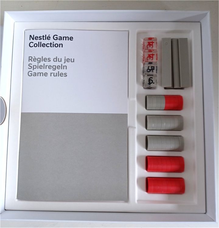 Nestlé Board Game Backgammon Chess Checker sehr selten -E78 (Gebraucht ...