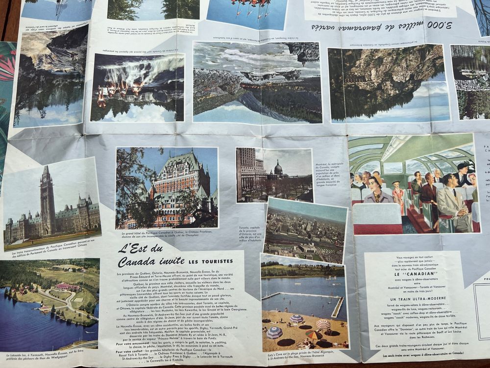 Brochure touristique Canada par le Canadian Pacifique 1950 | Kaufen auf ...