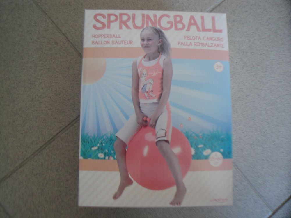 Hüpfball, Sprungball 55-60cm Durchmesser bis 50kg ab 3Jahren (Neu und ...
