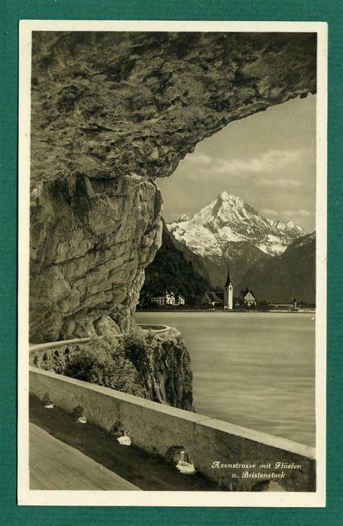 Axenstrasse mit Flüelen und Bristenstock (Gebraucht) in Sargans für CHF 1 – mit Lieferung auf ...