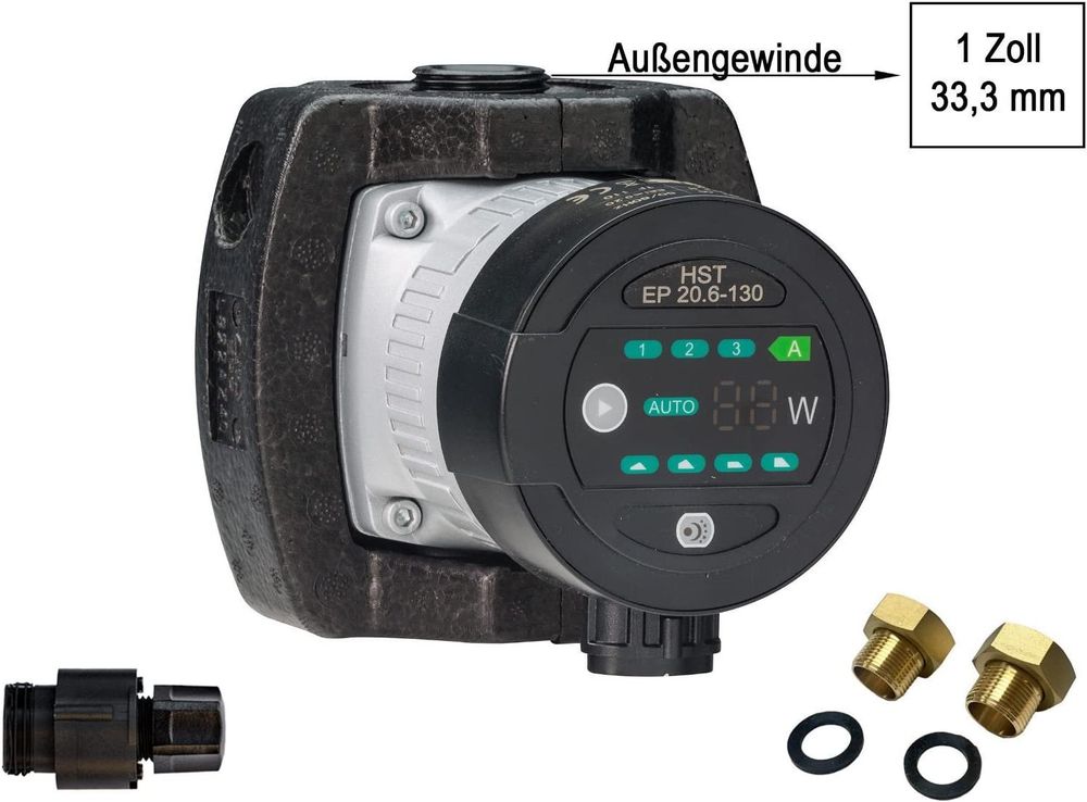HST Hocheffiziente Umwälz- Heizungspumpe HST EP 20-60/130 6m (Neu und originalverpackt) in ...