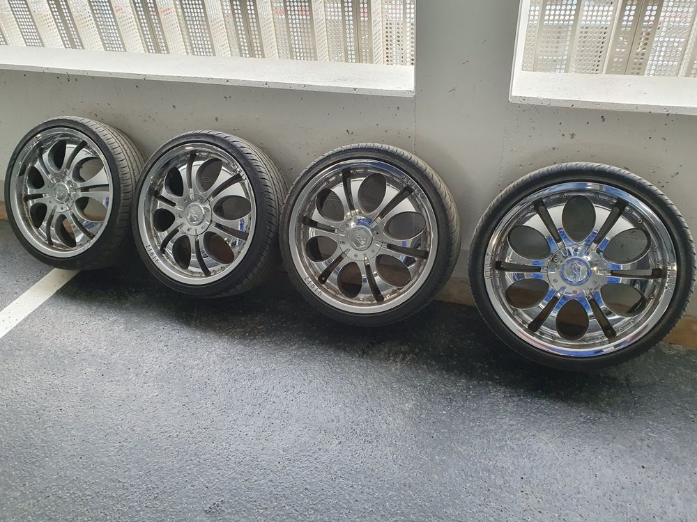18zoll Chrom ZINIK Felgen sicher 1 Reifen defekt (Gebraucht) in ...