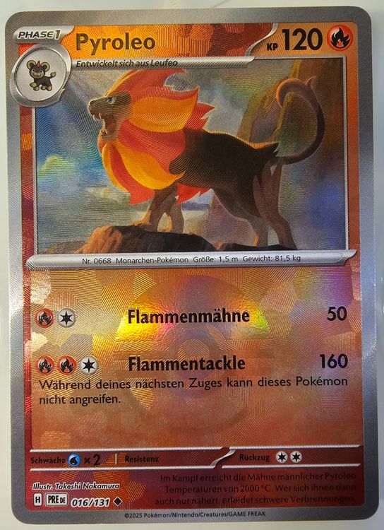 Pokemon Karte Pyroleo Poké Ball Mirror Foil | Kaufen auf Ricardo