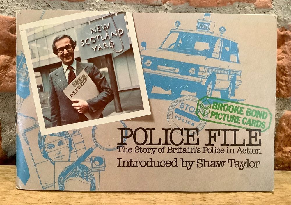 70er - Vintage Sammelbilder Album - POLICE FILE - England (Gebraucht ...