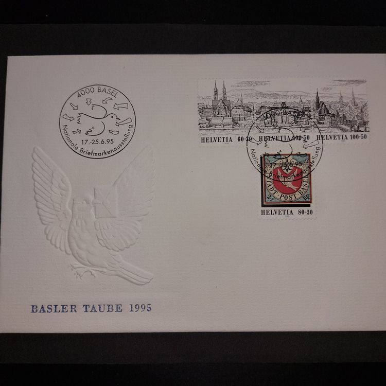Basler Taube 1995 - FDC Briefmarken Ausstellung (Gebraucht) in Zürich für CHF 5 – mit Lieferung ...