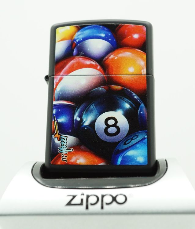 ZIPPO® EIGHT BALL by MAZZI - 2010 - UNGEZÜNDET (Neu (gemäss ...