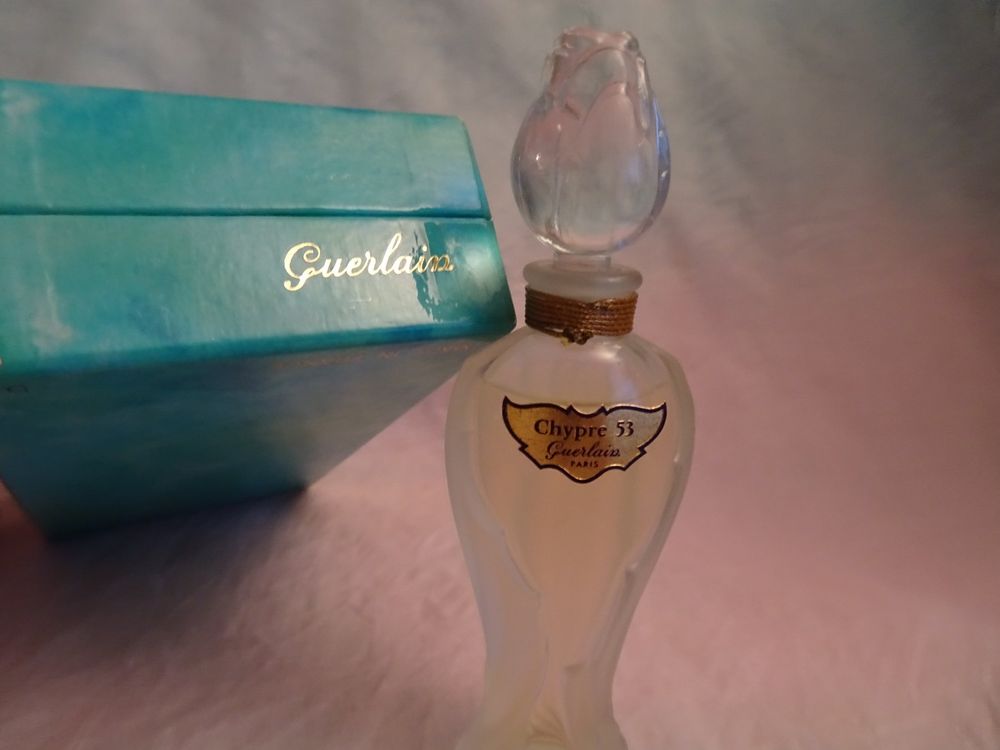 Vintage Guerlain Parfum Flacon *CHYPRE 53* bouton de Rose (Gebraucht ...