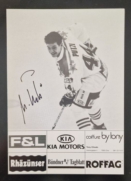 Michael Putzi orig. Autogrammkarte inkl. Signatur | Kaufen auf Ricardo