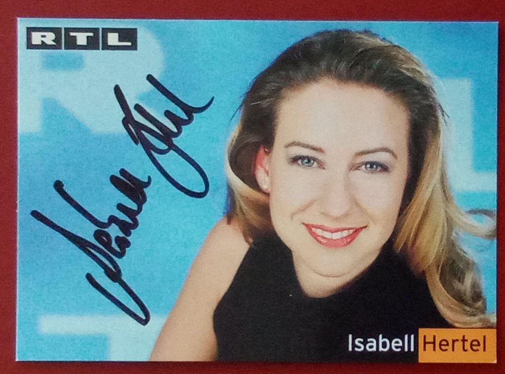 Isabell Hertel Autogramm signiert Fotopostkarte 10x15cm | Kaufen auf ...