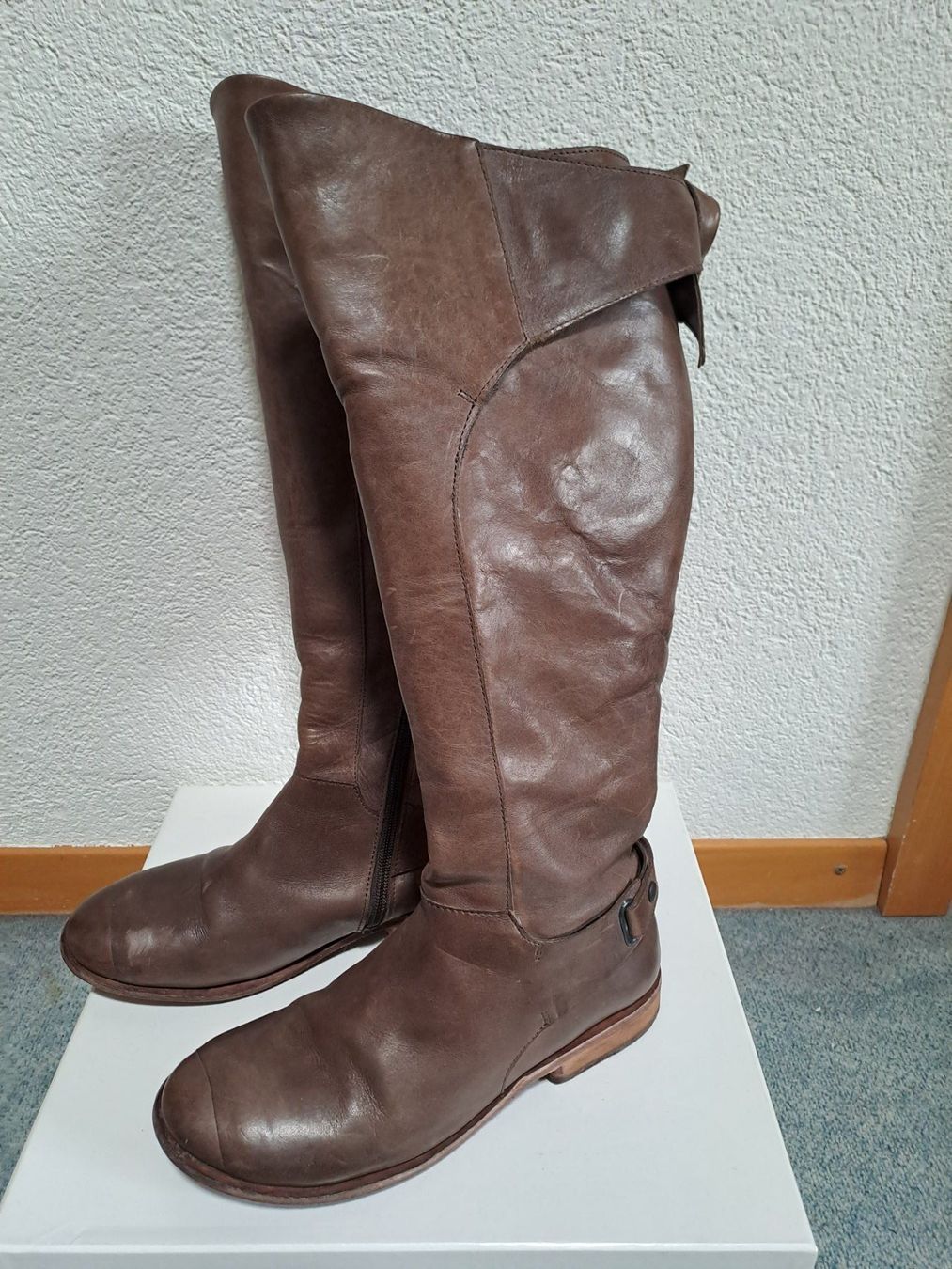Hochwertiger Lederstiefel, NP 499.--, Gr. 38.5 (Gebraucht) in ...