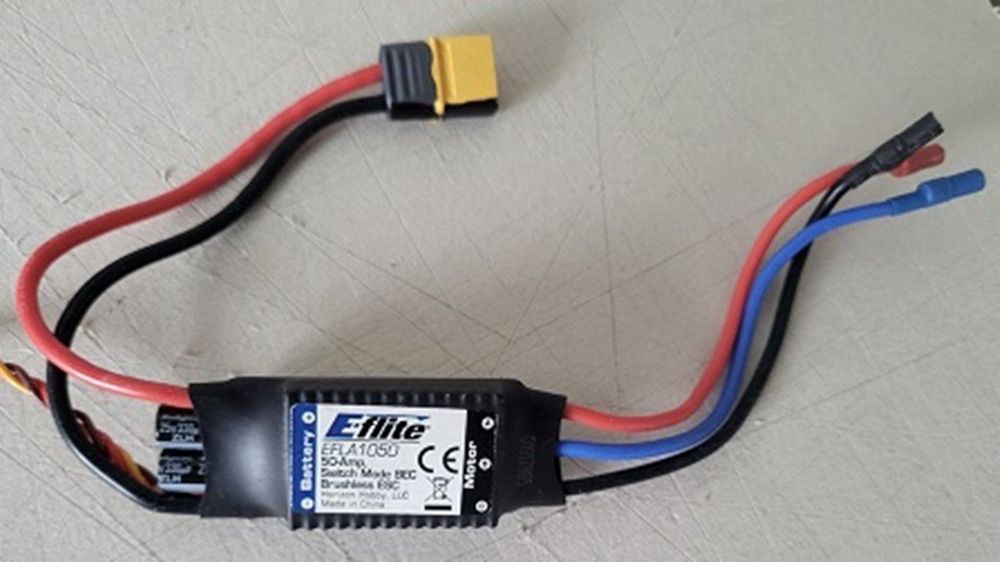 E-flite 50 AMP Brushless Regler EFLA1050, XT-60 (Gebraucht) in ...