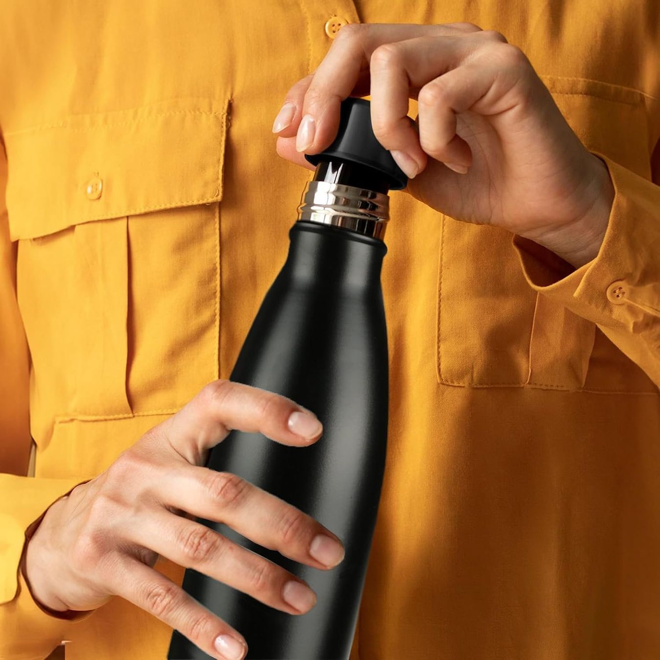 Mont-Clair Thermosflasche 1 L – Edelstahl, 24 h kalt / 12 h (Gebraucht) in Suhr für CHF 24.9 ...