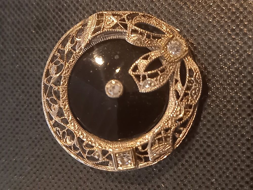 Brosche Art Deco - Diamanten | Kaufen auf Ricardo