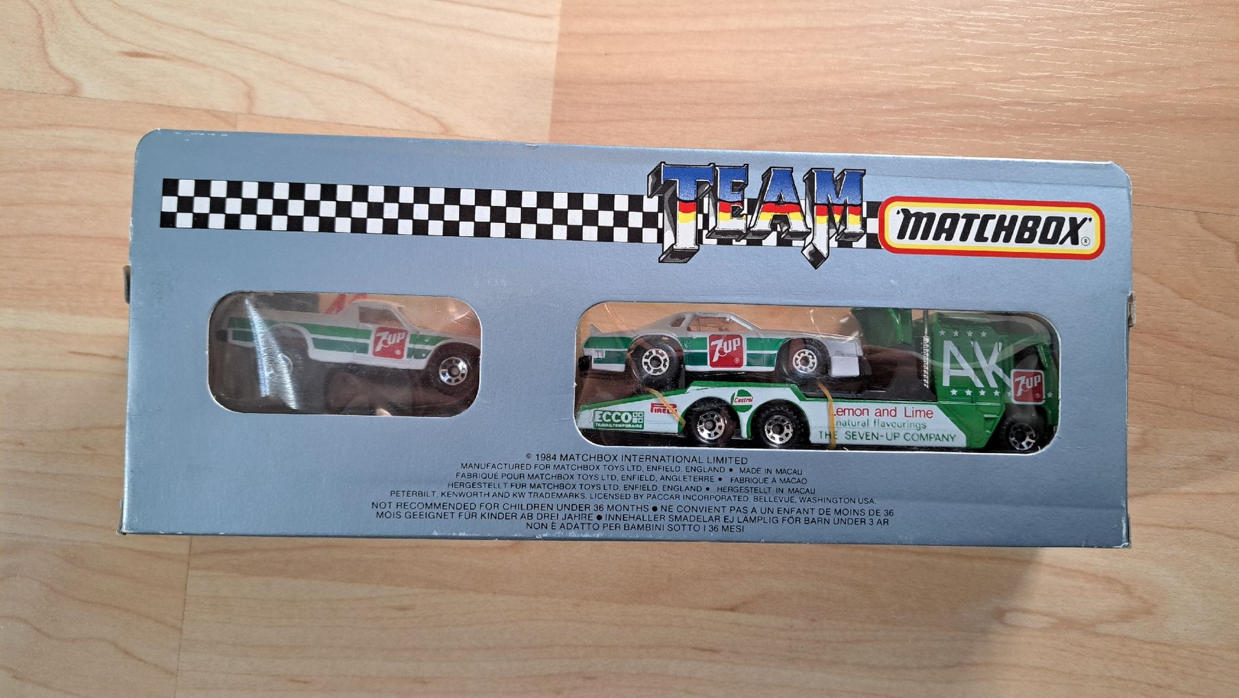 Matchbox TM5 Team Transporter 7-Up Set, Rarität, Top Zustand (Neu und ...