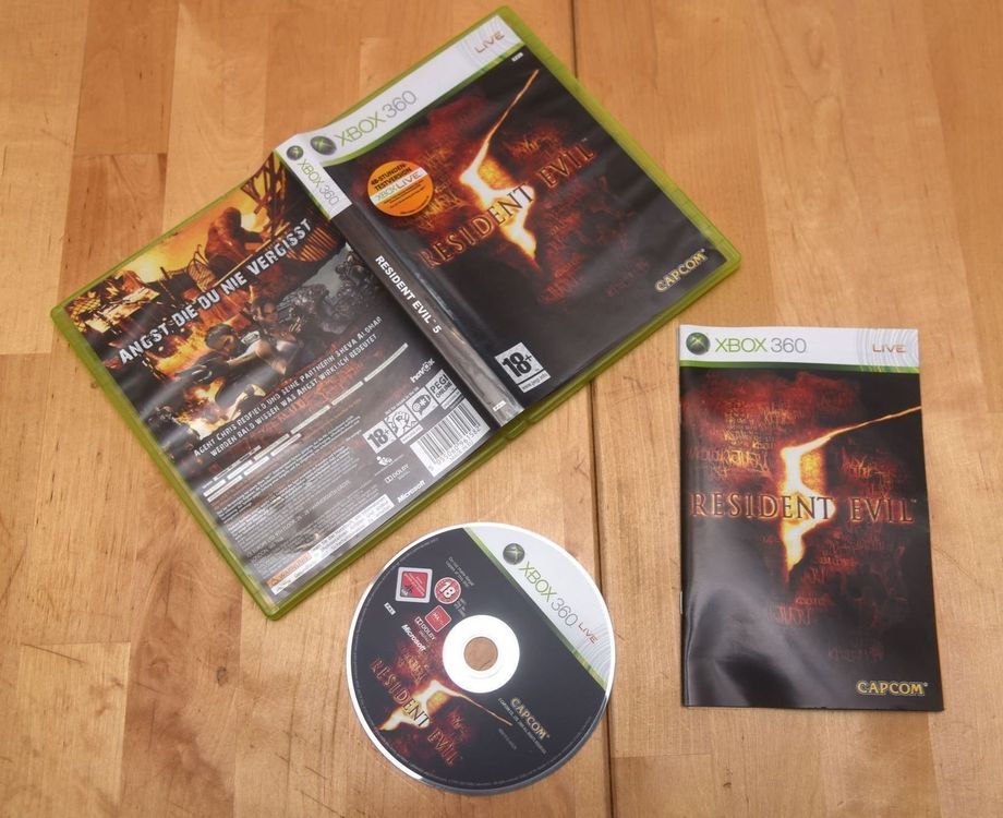 Resident Evil 5 (CIB) XBOX 360 (Gebraucht) in Frenkendorf für CHF 6 – mit Lieferung auf Ricardo ...