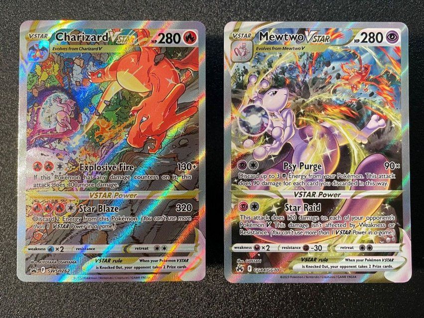 Kombo: Mewtwo VSTAR: GG44/GG70 & Charizard VStar: SWSH262 (Gebraucht ...