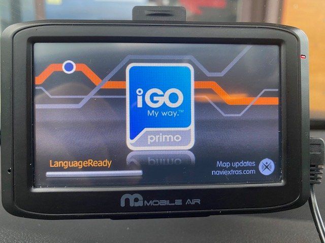 Mobile Air iGO GPS-Navigationsgerät mit Europakarten Q2 2024 (Gebraucht ...
