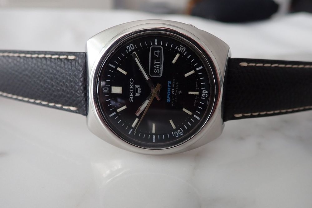 VINTAGE!! SEIKO 5 SPORTS MIT DREHBARE LÜNETTE AUTOMATIC (Gebraucht) in Wohlen AG für CHF 71 ...