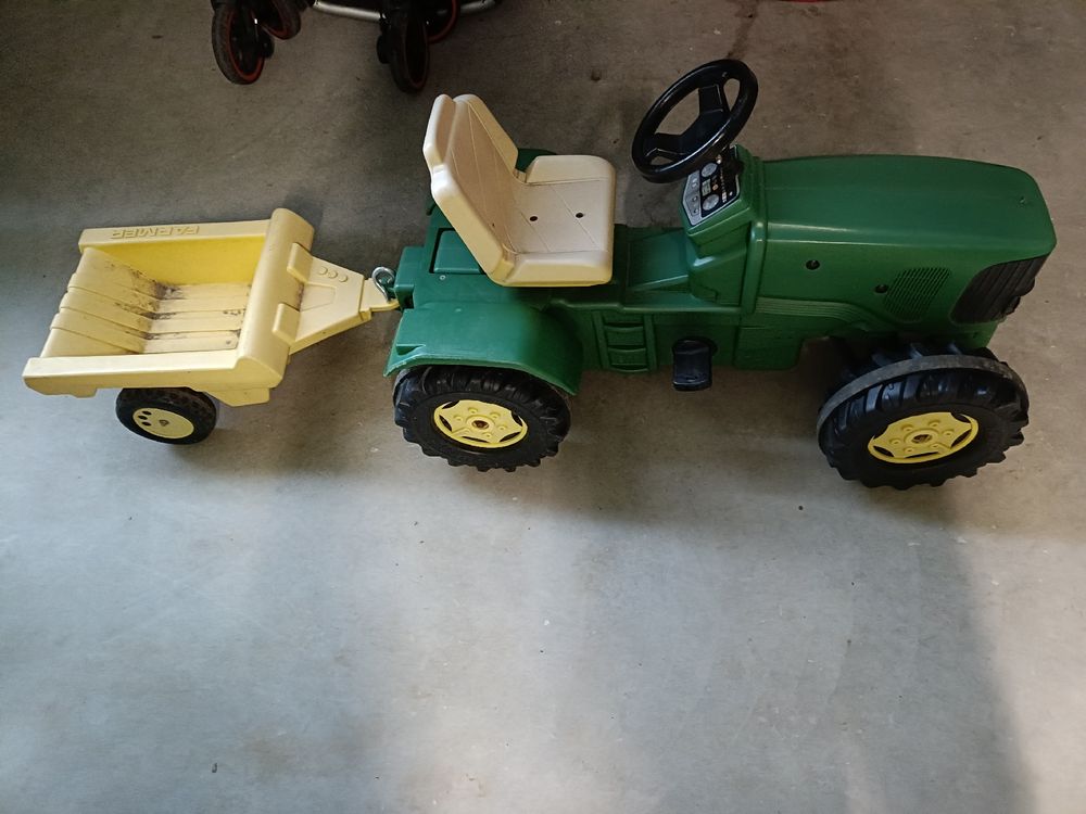 Kindertraktor mit Anhänger John Deer | Kaufen auf Ricardo