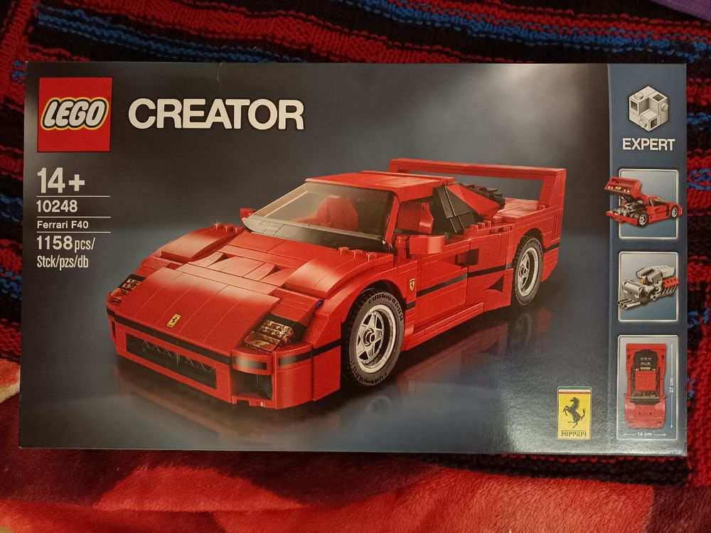 Lego creator expert Nr. 10248 Ferrari F40 1158pcs/Stück/pzs | Kaufen ...