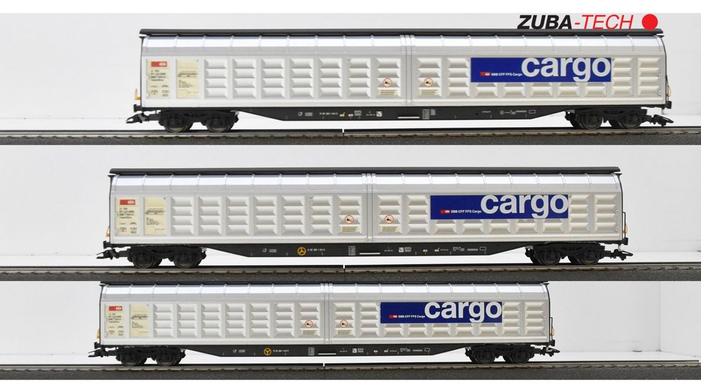 Roco 3x Schiebewandwagen der SBB Cargo GS H0 ohne OVP (Gebraucht) in St. Gallen für CHF 44 – mit ...