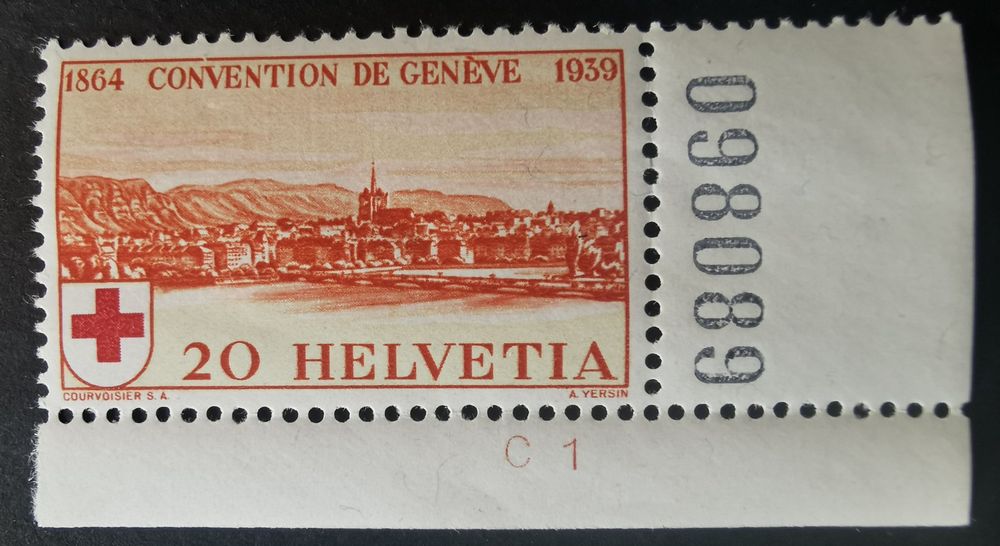 SR7 Timbre Suisse Non Oblitere 1939 (Gebraucht) in Cousset für CHF 0.65 – mit Lieferung auf ...