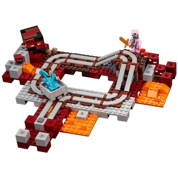 Lego Minecraft The Nether Railway, 21130, complet (Gebraucht) in ...