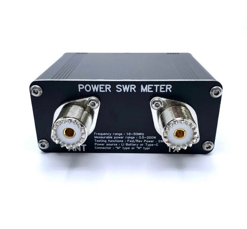CB-/HAM SWR/Power Meter 200 Watt mit eingebautem Akku (Neu und ...