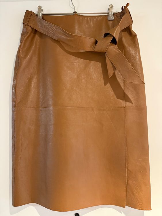 ESPRIT Echtleder Rock Gürtel Gr.36-38 Lederrock Neu 299 (Neu (gemäss ...