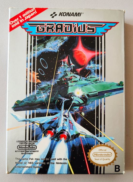 Gradius Nintendo NES Konami OVP TOP | Kaufen auf Ricardo