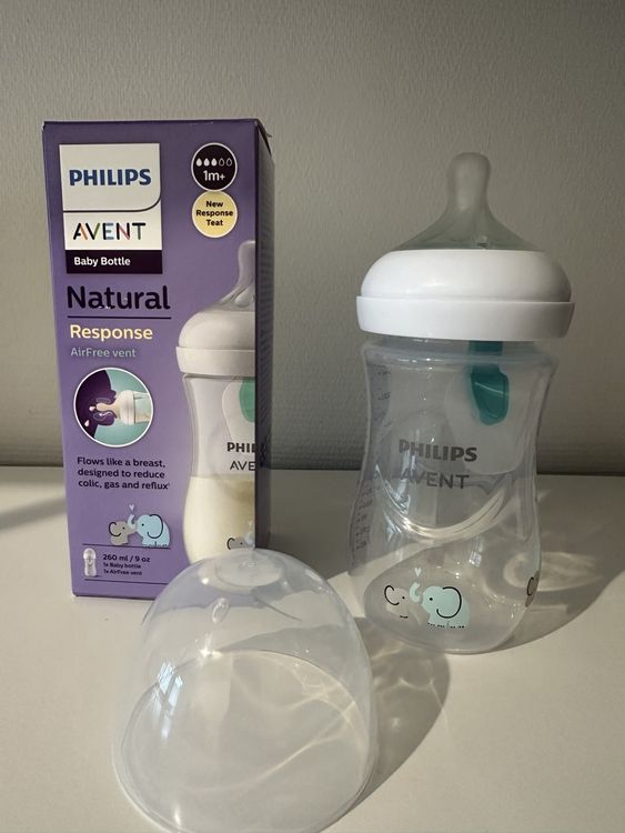 NEU Philips Avent Natural Response Schoppen 260ml mit Ventil | Kaufen ...