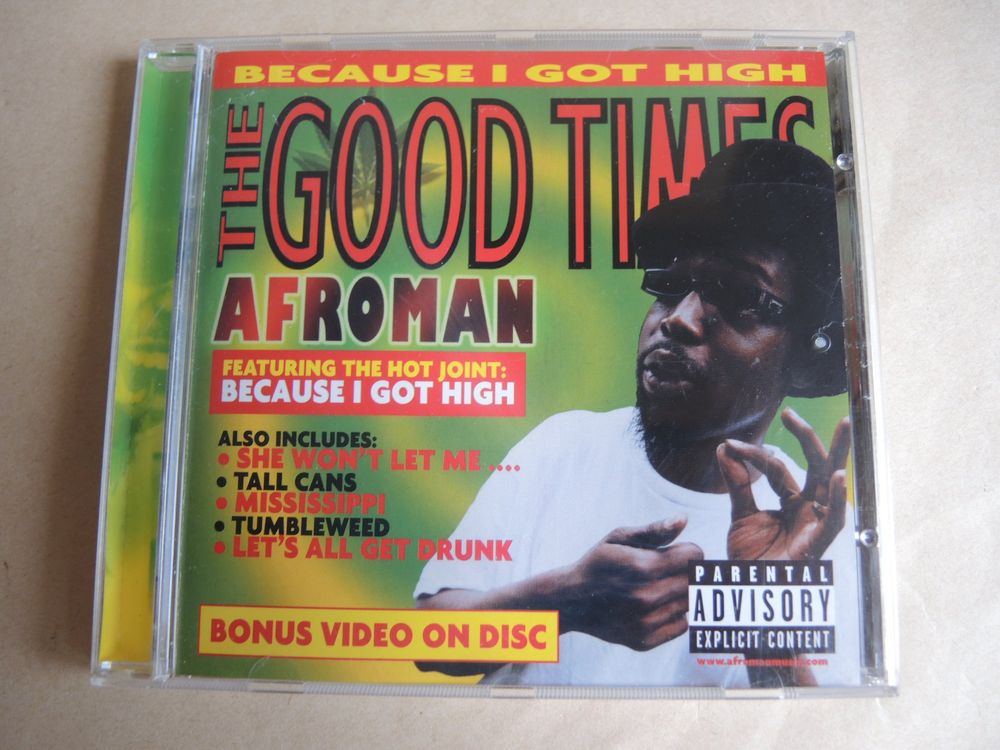 Afroman The Good Times Cd Because I Got High Tall Cans Gebraucht