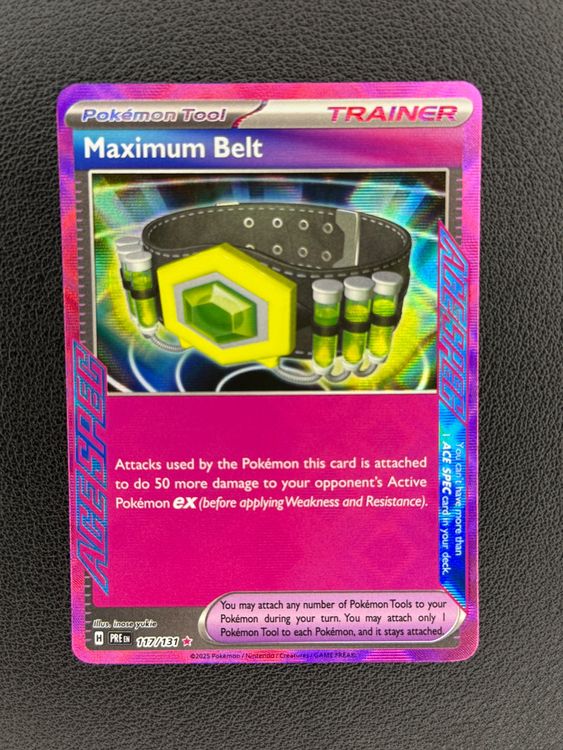 Maximum Belt 112/131 Pokemon Prismatic Evolution EN (Gebraucht) in ...