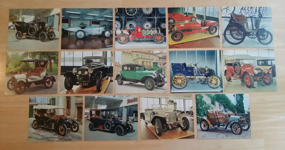 Sammelbilder Gloria "Autoveteranen", aus den 60er-Jahren (Gebraucht) in ...