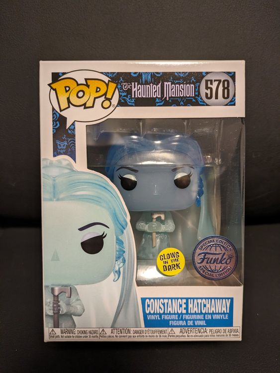 Funko Pop! Haunted Mansion - Constance Hatchaway #578 GitD (Neu und ...