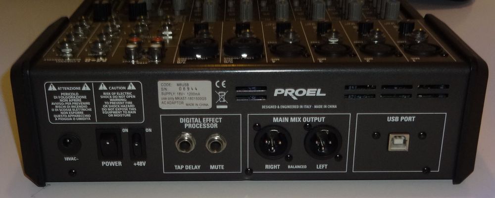 Proel M8 USB 8 channel Mixer - defekt - (Defekt) in für CHF 45 – mit ...