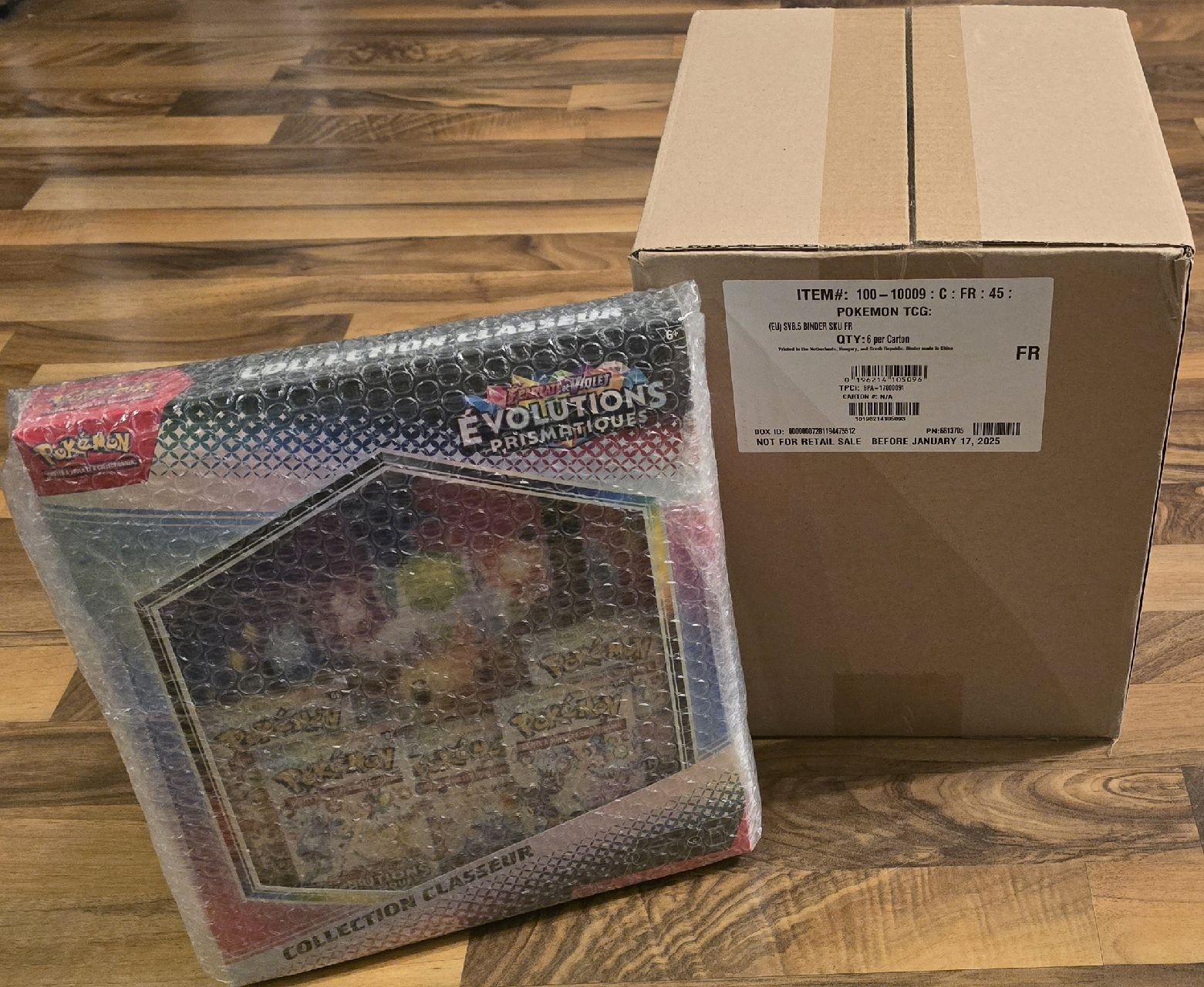 Case 6x Coffrets Classeur Pokémon Évolutions Prismatiques FR (Neuf avec ...