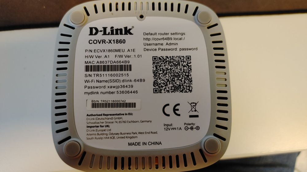 D-Link Covr-X1860 WiFi Mesh Router (Gebraucht) in Zizers für CHF 20 ...