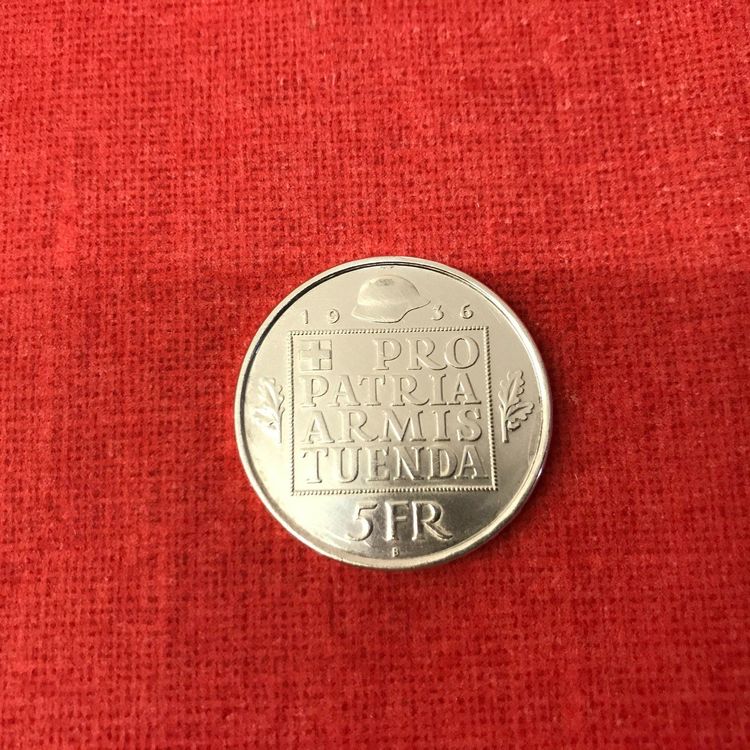 5 Franken Gedenkmünze 1936 Silber | Kaufen auf Ricardo