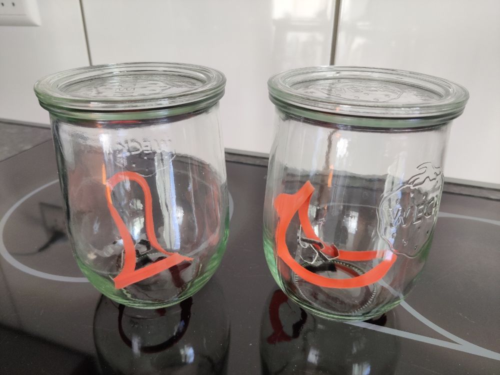 Weck Gläser, 8 Stück, 1 Liter, neuwertig für die Küche (Neu (gemäss ...